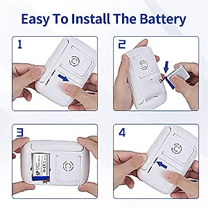 LP Replacement Battery for Infant Optics DXR-8 Baby Monitor Unit, 1-Pack 3.7V 1500mAh Lithium Ion Rechargeable Battery