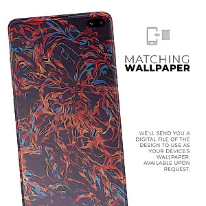 DesignSkinz Liquid Abstract Paint Remix V27 Protective Vinyl Decal Wrap Skin Cover Compatible with The Samsung Galaxy S20 (Screen Trim & Back Glass Skin)