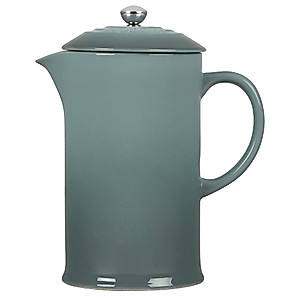 Le Creuset Stoneware French Press, 34 oz., Sea Salt