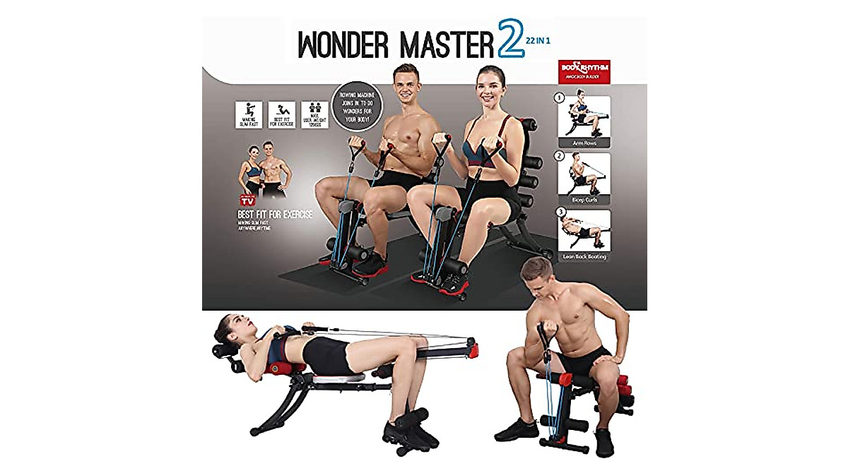 BODY RHYTHM 22 in 1 Core & Ab Workout Equipment