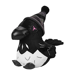 Murders-Drones Plush Toy,Hit SciFi Comedy Animation Role Uzi Black Crow,Soft Character Throw Pillow, Home Decor，Great Gift for Kids Boys Girls