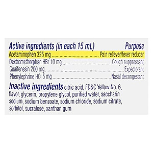 Vicks DayQuil Severe Cold & Flu Relief Liquid 8 oz (Pack of 2)