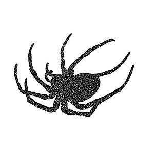 Amscan Glitter Paper Spider Cutouts