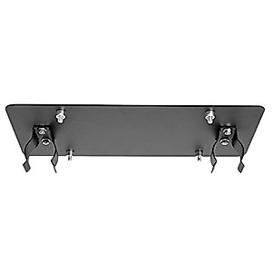 Smittybilt 4432 License Plate Mount Bracket for Roller Fairlead , Black