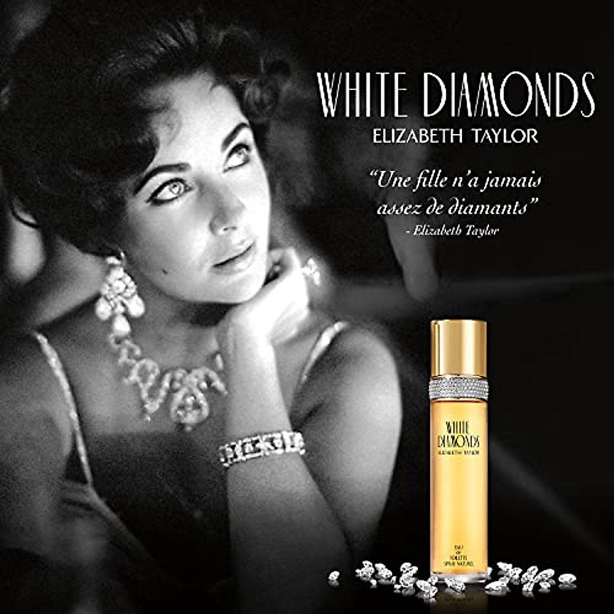 Elizabeth Taylor White Diamonds Lustre Fragrance Mist 8 oz for Women
