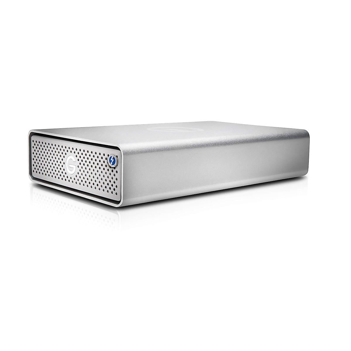 G-Technology 8TB G-Drive with Thunderbolt 3 and USB-C Desktop External Hard Drive, Silver – 0G05373-1
