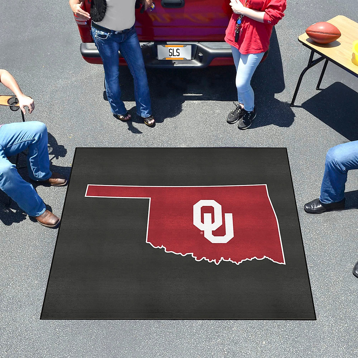 FANMATS 36463 Oklahoma Sooners Ulti-Mat Rug - 5ft. x 8ft.