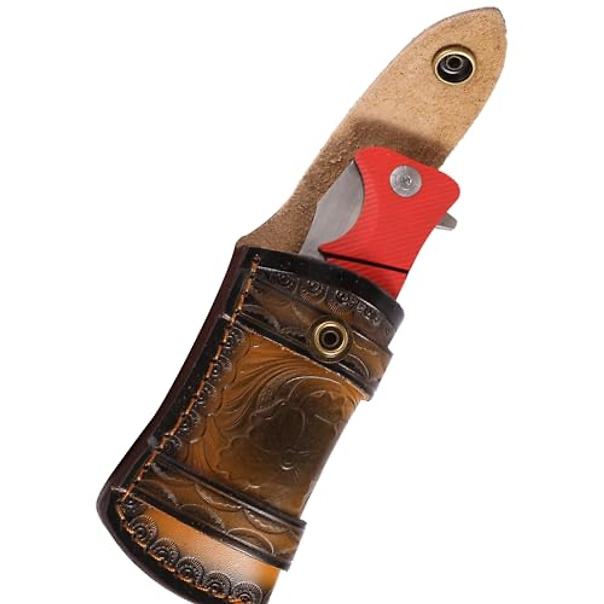 Straight Leather Sheath PU Holsters For Fixed Leather Sheath Waist Hanging