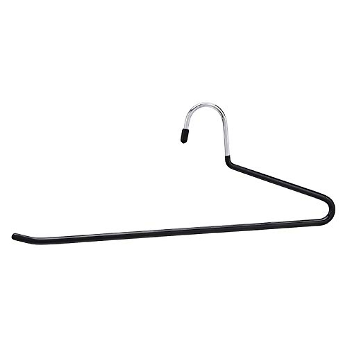 Amazon Basics Trouser/Slack Hangers Easy Slide Organizers, 30-Pack, Black/Silver