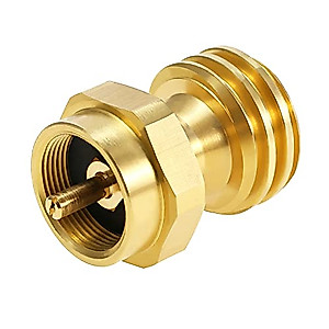 Hooshing Steak Saver Adapter 1lb Propane Gas Grill Converter Adapter Universal Disposable Small Bottle for BBQ Grill