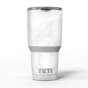 Design Skinz Slate Marble Surface V49 - Skin Decal Vinyl Wrap Kit Compatible with The Yeti Rambler Cooler Tumbler Cups