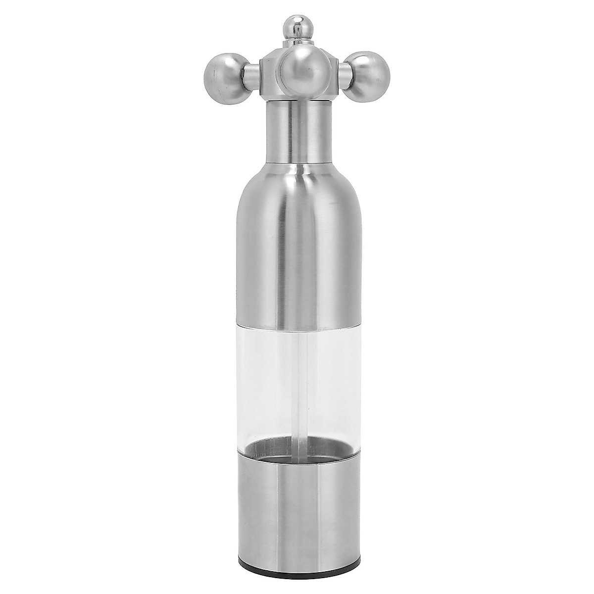 Pepper Mill,Stainless Steel Adjustable Coarseness Pepper Grinder for Black Pepper, Sea Salt and Himalayan Salt, Spice and Salt(Large)