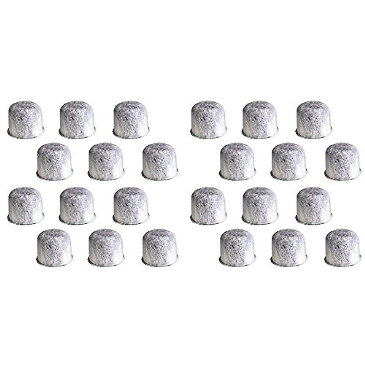 Nispira Charcoal Water Filters Replacement Compatible with Farberware 5-Cup Programmable Coffee Maker Part 103743-F, 24 Filters