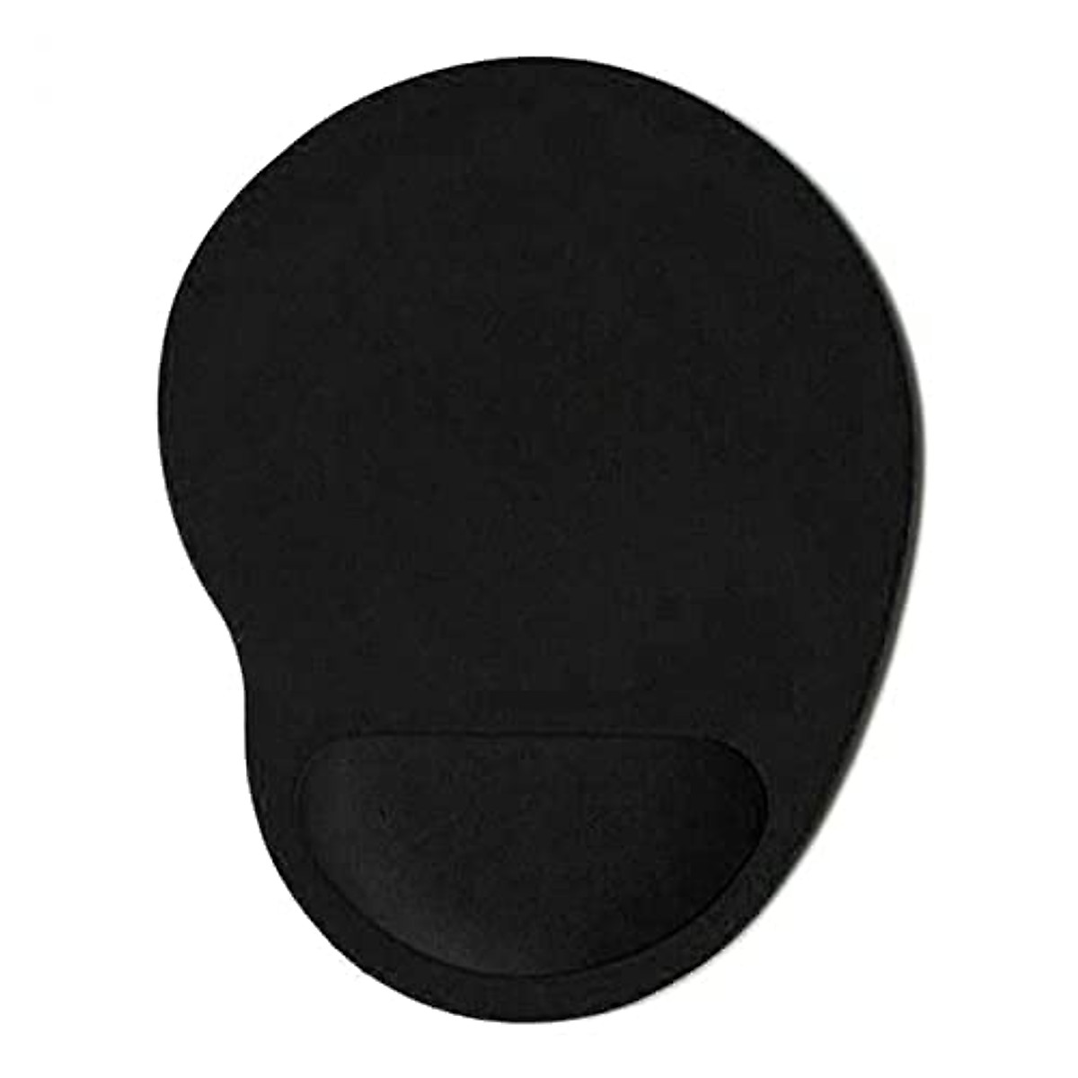 Ergonomic Computer Mouse Pad with Wrist Rest Support, Gaming Mouse Pad Non-Slip Base for Home Office Working Studying(Black)
