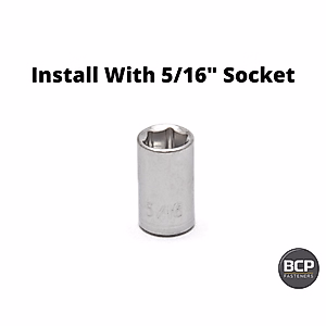 Fifty (50) 8-32 Nickel Plated Acorn Hex Cap Nuts (BCP239)