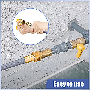 Aekops 5249 Propane to Natural Gas Conversion Kit for Blackstone 28"/36" Griddle, 10 FT 3/8" ID Natural Gas Hose With 3/8" Female Flare Fitting for Tailgater, Rangetop Combo & Burner Stove, 1/2 PSI