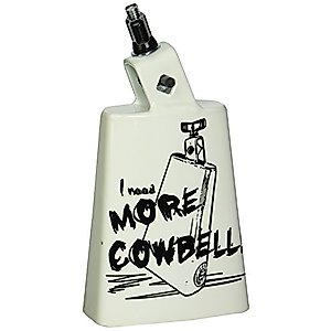Latin Percussion LP204C-MC Black Beauty Cowbell, More Cowbell