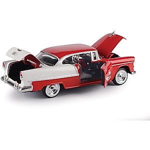 1955 Chevy Bel Air, Red - Showcasts 73229-1/24 Scale Diecast Model Toy Car, but NO Box