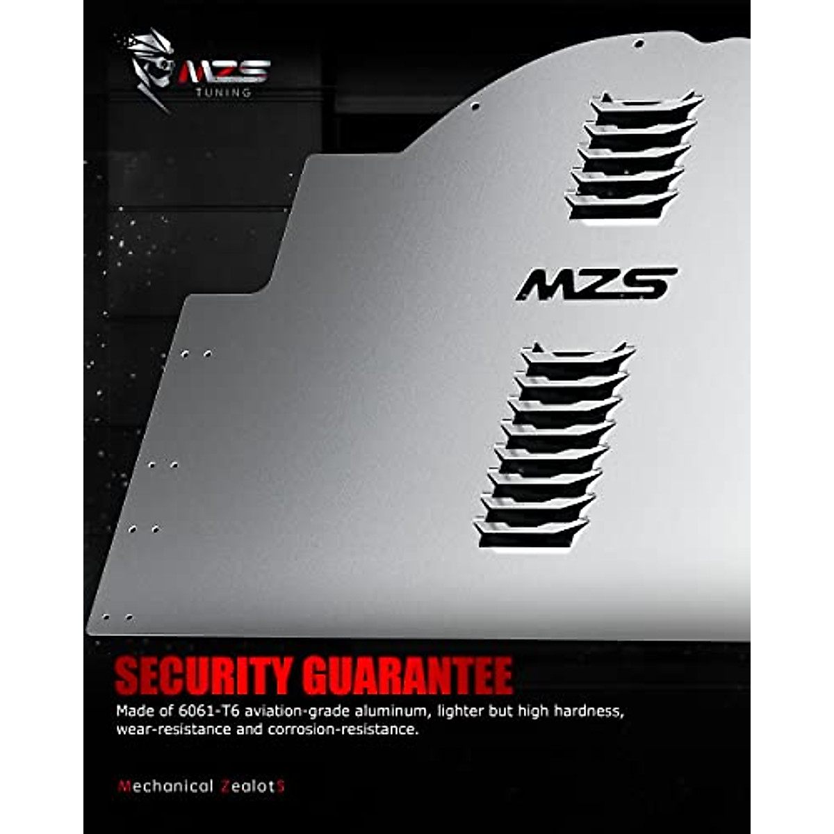 MZS Catalytic Converter Protection Shield, Anti-Theft Cat Protector Compatible with 2004-2009 Prius Gen 2