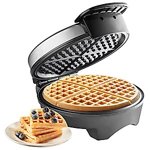Waffle Maker by Cucina Pro - Non-Stick Waffler Iron with Adjustable Browning Control, Griddle Makes 7 Inch Thin, American Style Waffles for Breakfast, Great for Holiday Breakfast or Gift
