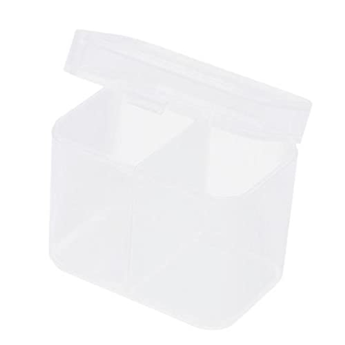 barenx 2X Makeup Cotton Balls Swabs Nail Wipes Box Container Case Organizer Clear