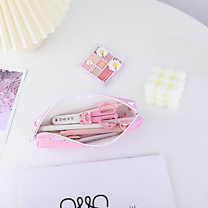 iSuperb 3 Pack Laser Pencil Case Colorful Pencil Pouch Pen Bag Zipper Cosmetic Makeup Pouch (3pcs)