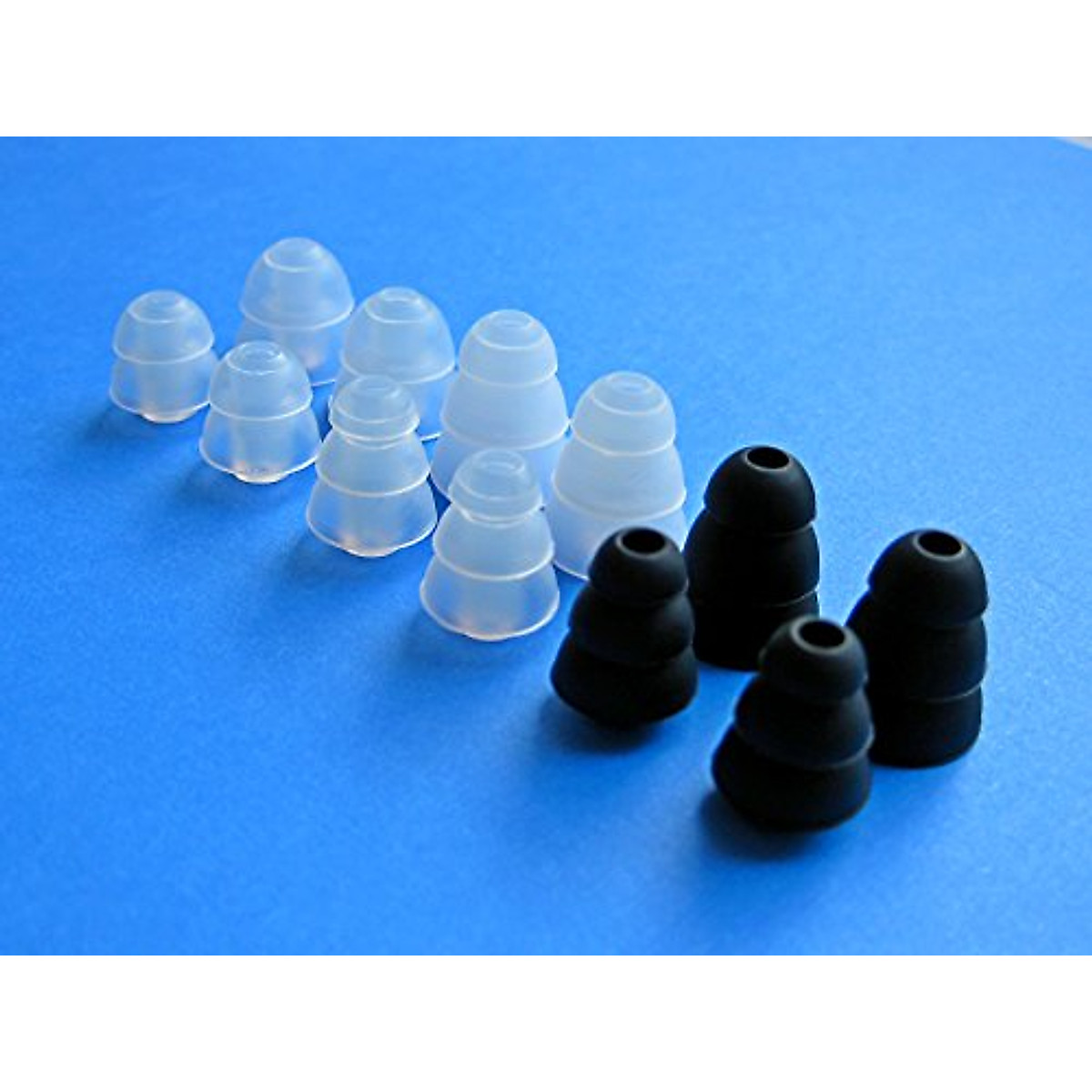 Comfort Fit Kit (FL) Replacement Eartips Earbuds Eargels Compatible with Etymotic etyBLU2, ER-4, hf5, hf3, hf2, mc5, mc3, mc2, and ETY Kids in Ear Stereo Earphones Headset