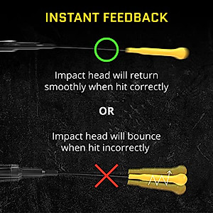 SKLZ Hurricane Premium Portable Batting Practice / Hitting Swing Trainer System for Baseball and Softball, All Ages Training