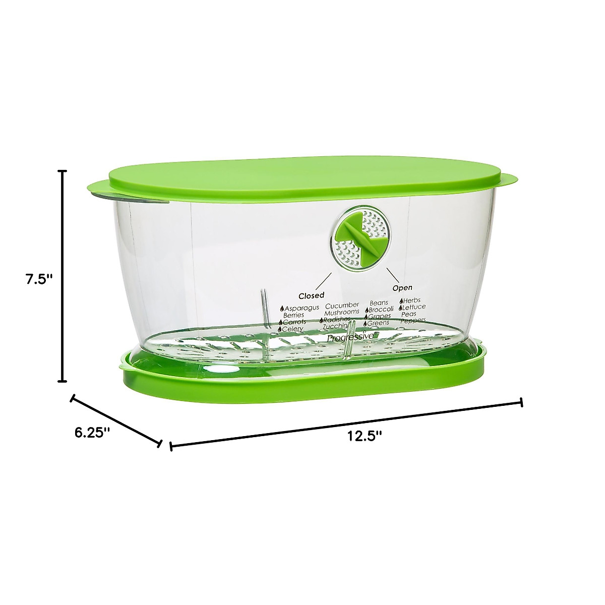 Prep Solutions by Progressive Lettuce Keeper Produce Storage Container, 4.7 Quarts