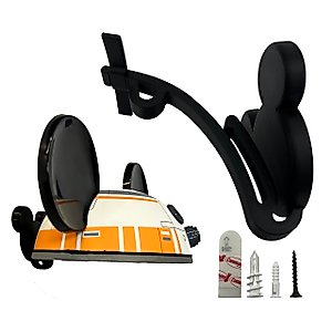 Ear Hat Wall Mount Display Compatible with Disney Ears, Black