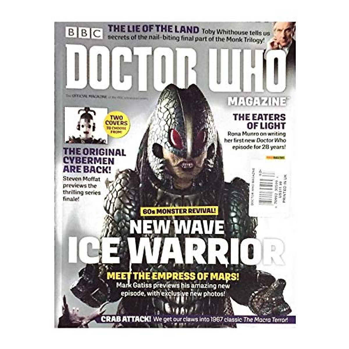 BBC DOCTOR WHO MAGAZINE, NEW WAVE ICE WARRIOR ISSUE 513