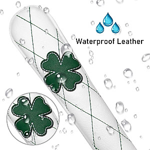 Golf Headcovers Golf Alignment Stick Cover Case Holder Premium Leather Holds at Least 2 Sticks