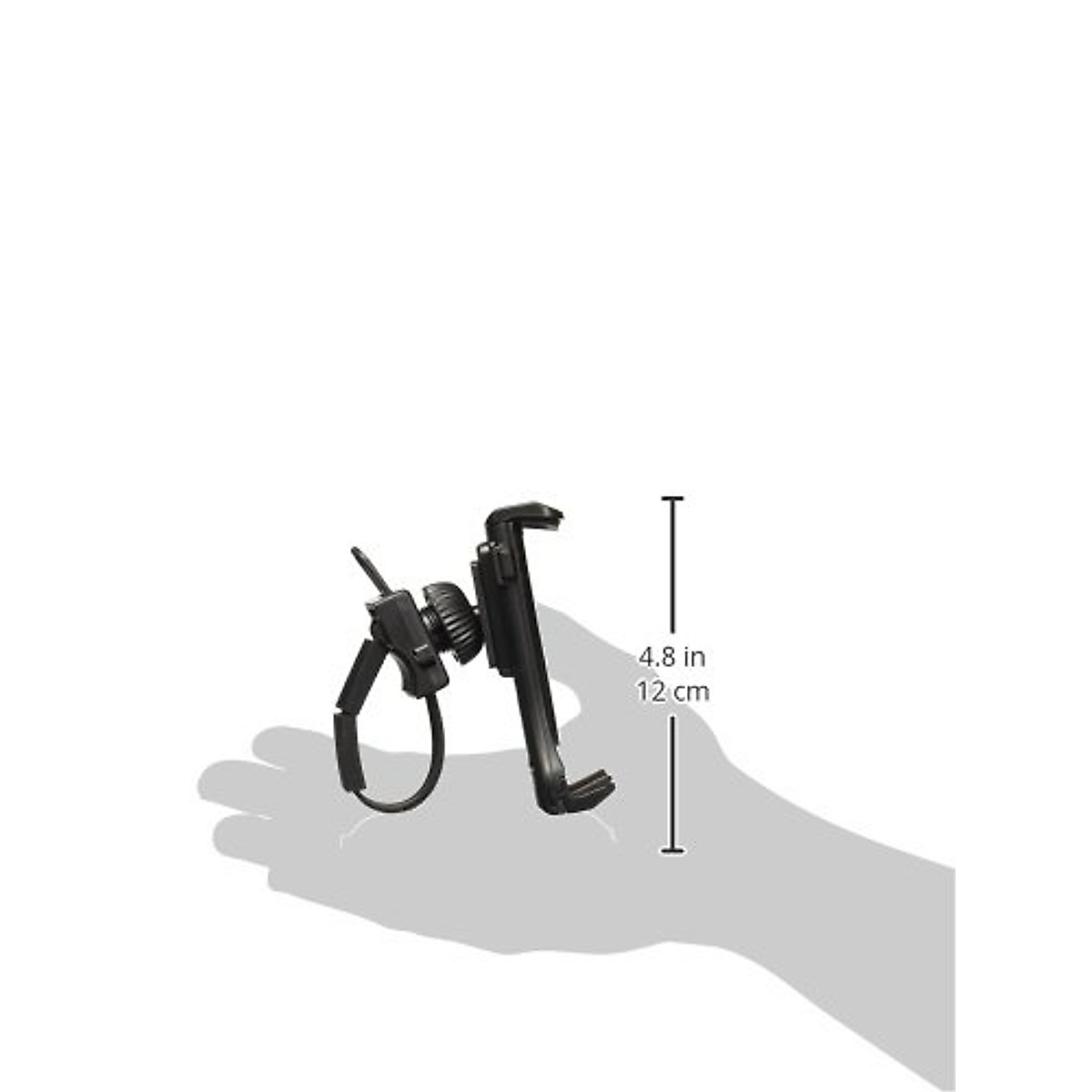 Sunny Health & Fitness Mobile Phone and Tablet Clamp Mount Holder for Bikes, Ellipticals, Treadmills and Other Handlebar Fitness Equipment