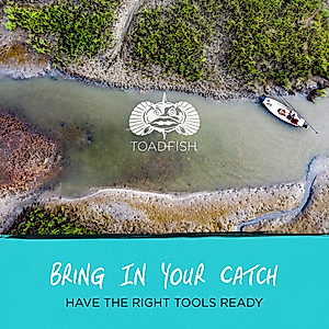 Toadfish Crab Leg Cracker Tool - Seafood Shell Cracking Tool - Stainless Steel Serrated Cutter - Ergonomic Non-Slip Grip - Built-In Bottle Opener Outfitters