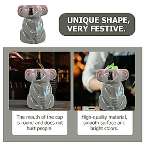 Beer Mug Expresso Coffee Cup Fun Drinks Cup Koala Shaped Ceramic Cup Personalized Tiki Cup Cup Drink Mug Champange Glasses Beer Mug Expresso Coffee Cup
