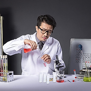 Baluue 50pcs Plastic Test Tubes Screw Caps Small Bottle Vial Storage Sputum Sample Vial Container for Lab Specimen Organizer 25ml