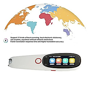 OCR Pen Scanner and Reader, 134 Language Translator Device Dictionary Pen, Online & Offline Use Scanner Translation Pen with LCD Touchscreen, Translation Pen for Students Dyslexia