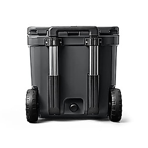 YETI Roadie 48 Wheeled Cooler with Retractable Periscope Handle, Charcoal