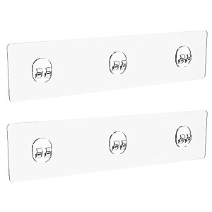 Moforoco 2 Pack Shower Caddy Shelf Organizer Rack Adhesive Replacement, Strong Strips for Bathroom Shower Shelves.