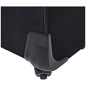 American Tourister Pop Max Softside Luggage with Spinner Wheels, Black, 3-Piece Set (21/25/29)