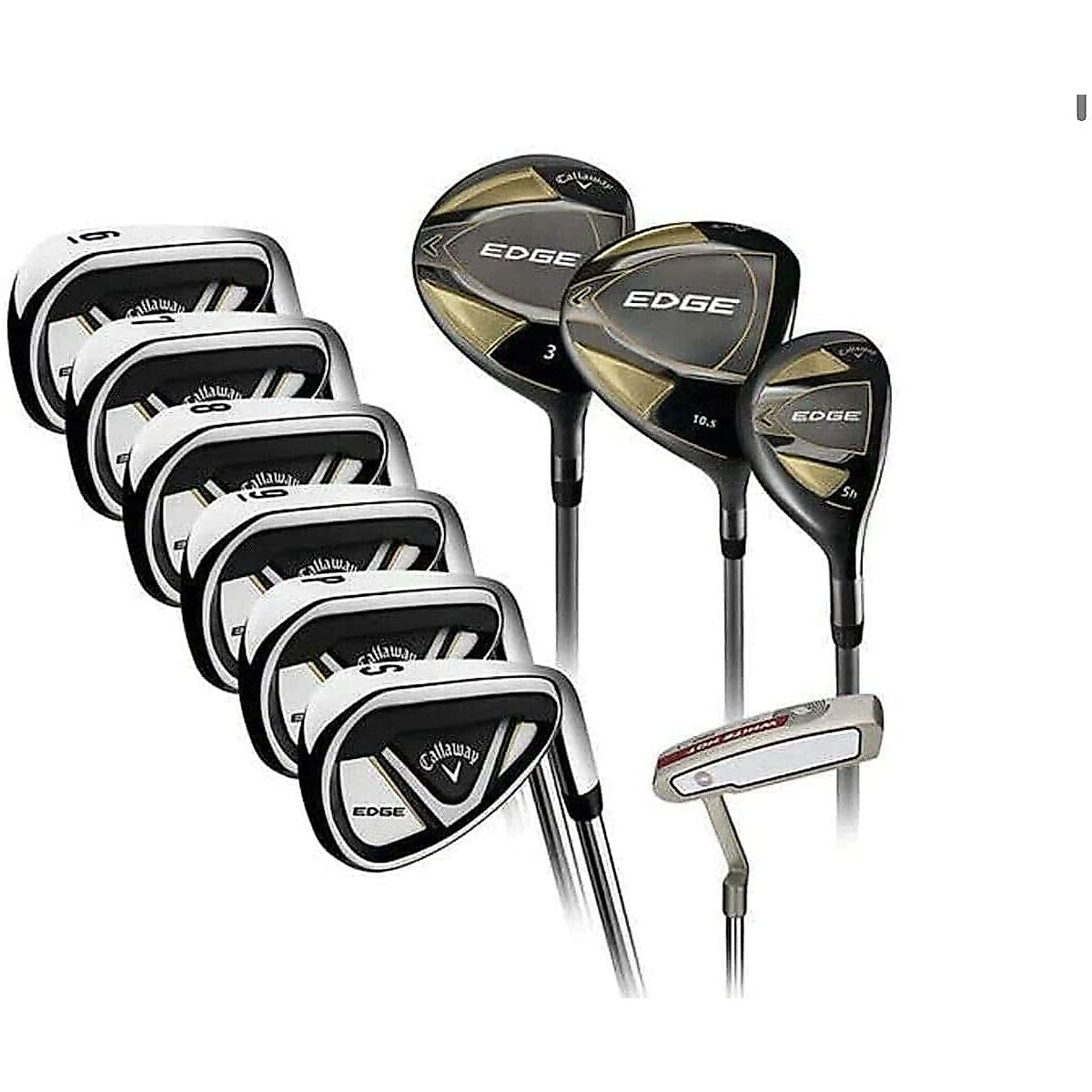 Callaway Edge 10-Piece Golf Club Set, Left Handed
