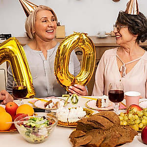 70th Gold Birthday Candles, Number 70 Glitter 3D Diamond Designs Cake Topper Party Decoration for Women Girl Party Celebration