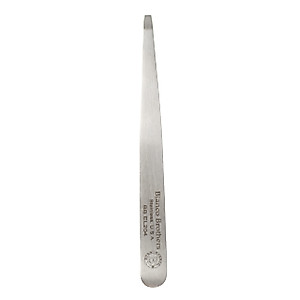 Bianco Brothers Professional Grade Stainless Steel Tweezers | Strong and Rust Resistant Tweezers with Straight Tip Design for Precision and Comfort | Perfect for Facial Hair Removal for Women & Men.