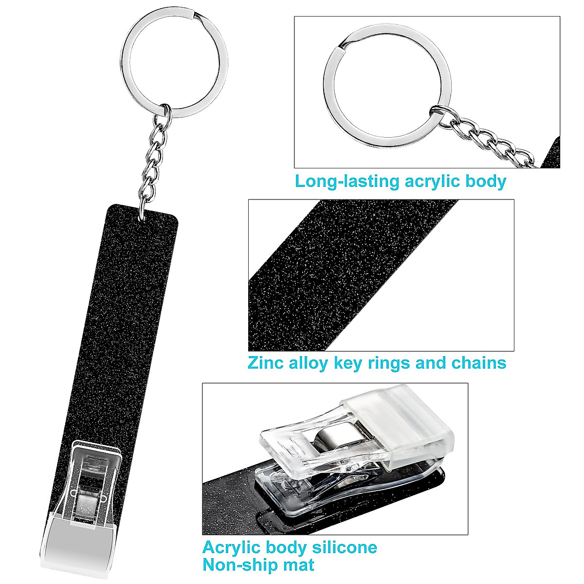 Card Grabber for Long Nails, 3Pcs Newest Upgraded Credit Card Puller Keychain for Girls Women