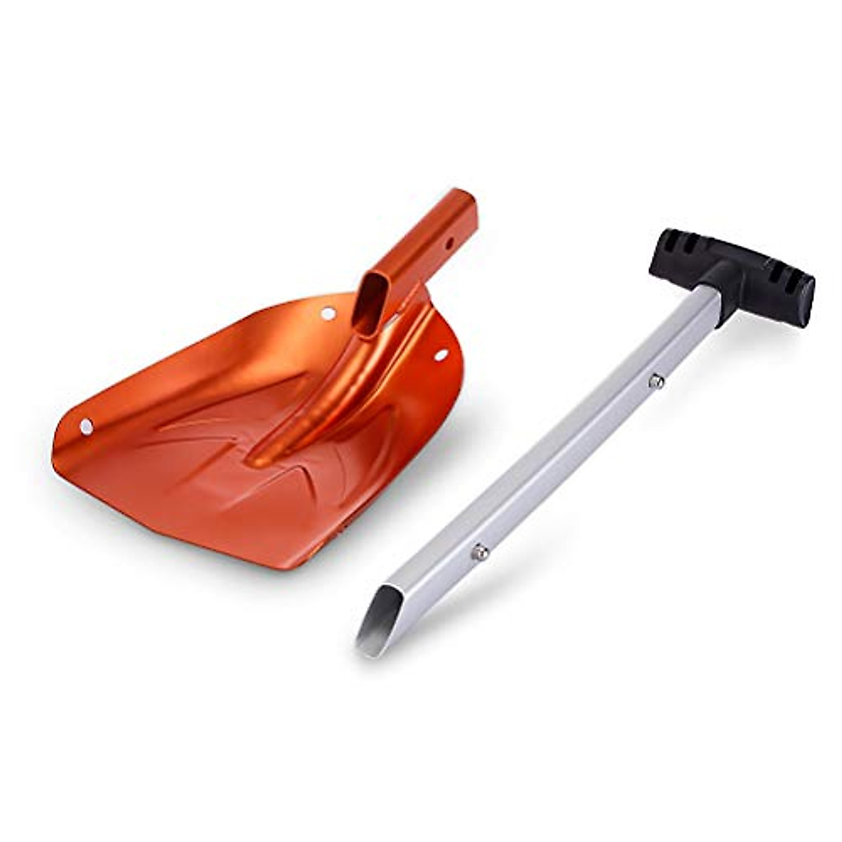 Abaodam Aluminum Snow Shovel Anti- Rust Explosion Proof Ice Scraper Snow Remover for Road Garden