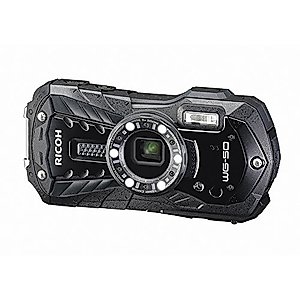 RICOH WG-50 Black Waterproof 14m Withstand Shock 1.6m Cold -10 ° RICOH WG-50 BK 04571(Japan Import-No Warranty)