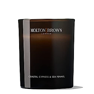 Molton Brown Coastal Cypress & Sea Fennel Signature Scented Candle (Single Wick), 6.07 oz.