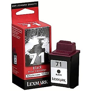 Genuine Lexmark 71 Black Ink Cartridge 15M2971 15M3010 Retail Box ; 3200 73