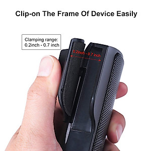 SUPVIN Portable Mini Speakers, External Clip On Computer Speakers, USB Powered Wired Multimedia Mini Soundbar for PC Computer Laptop Speakers