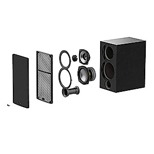 ELAC Uni-Fi 2.0 UB52 Bookshelf Speakers (Pair), Black (UB52-BK)